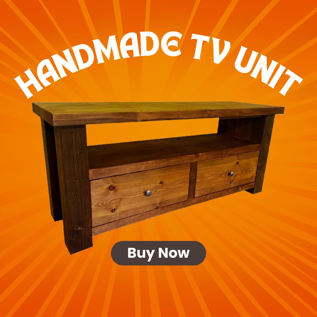 A Beautiful Handmade TV Unit Television Cabinet - Etsy