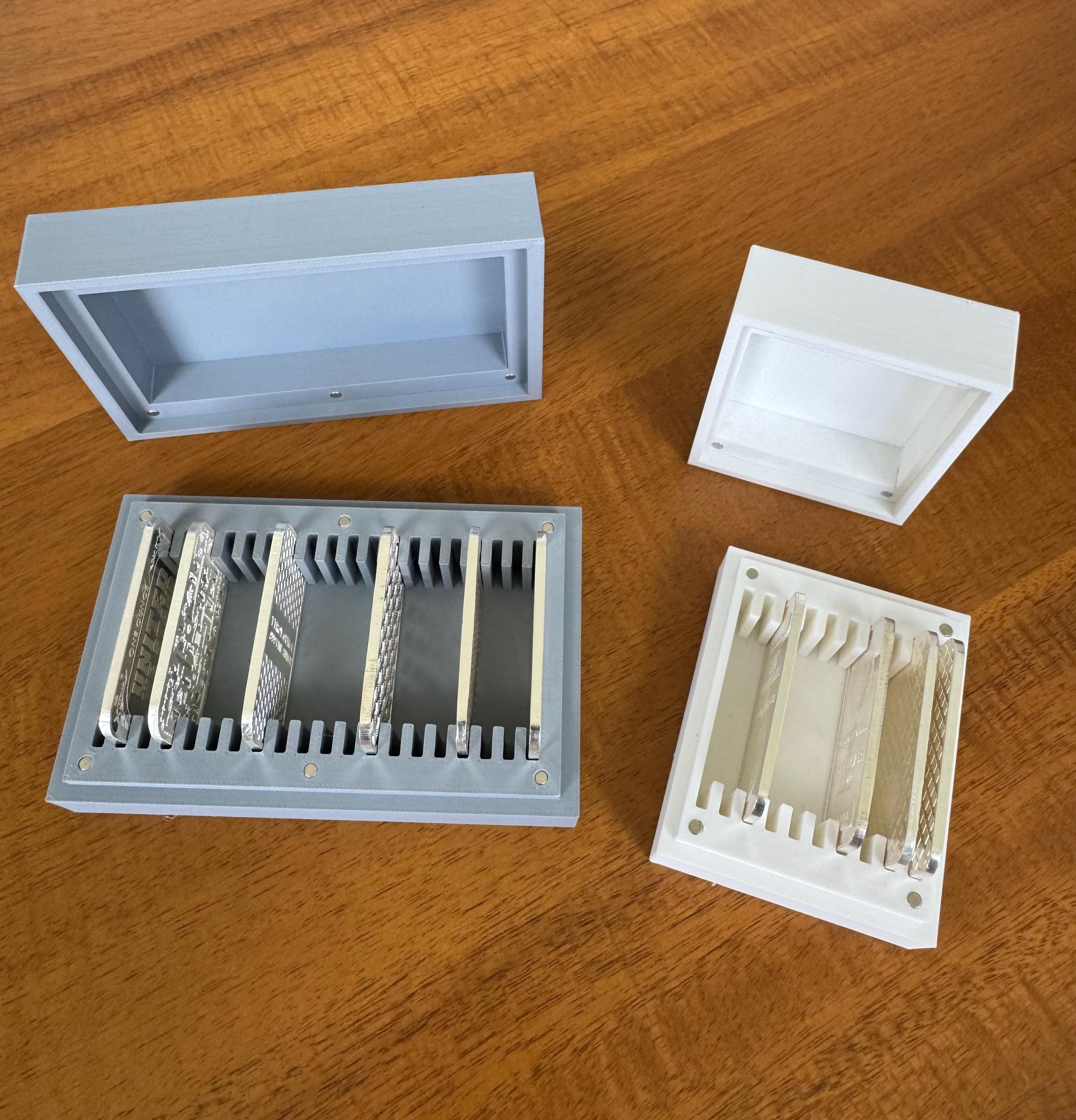 Silver Bar 1oz Storage Box - Magnetic Lid - Multiple Sizes - Etsy