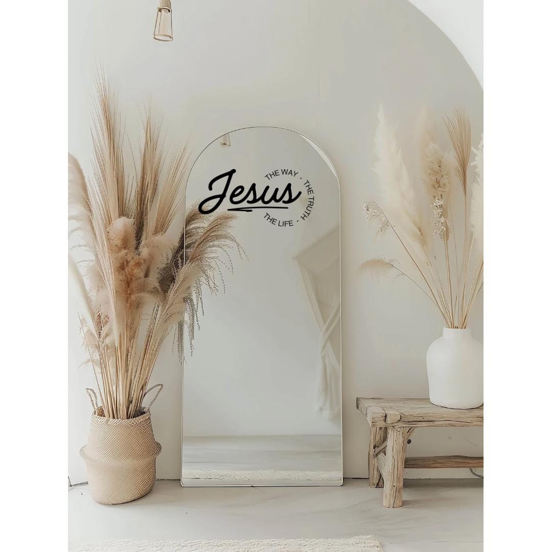 Jesus - the Way, Truth, Life - Car Decal: Christian Vinyl Sticker - Etsy