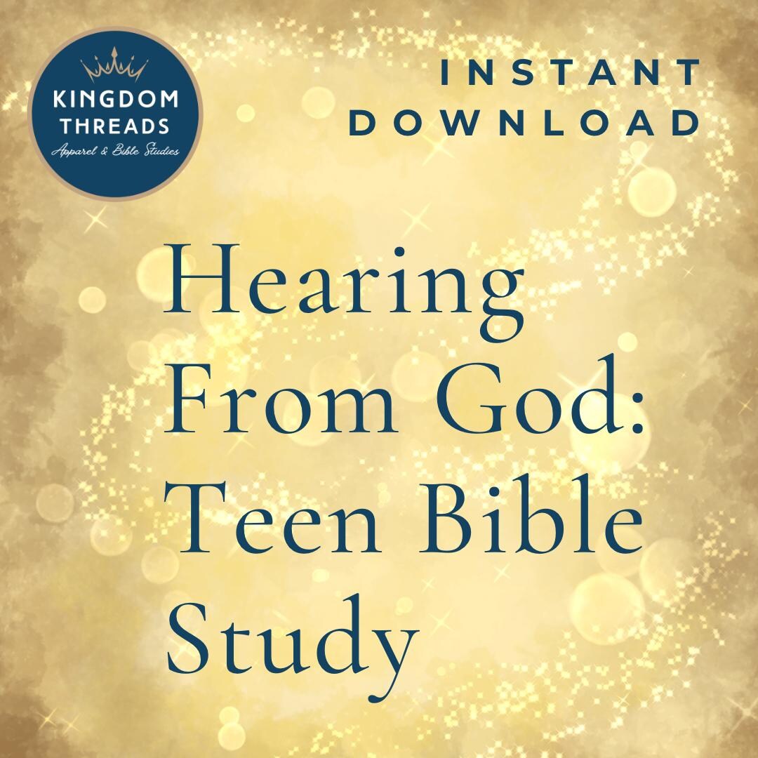Teen Bible Study: Hearing From God - Printable Devotional Guide ...