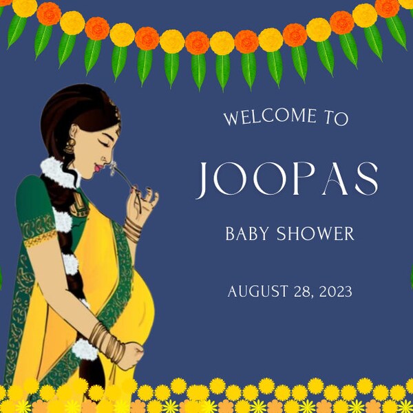 Seemantham Banner - Etsy