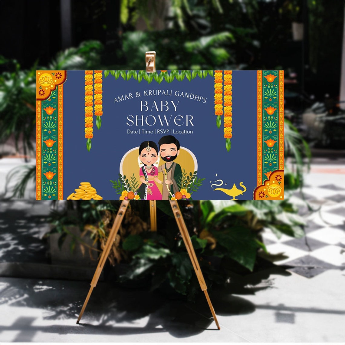 Traditional Indian Home Welcoming Signs: Godh Bharai, Baby Showers ...