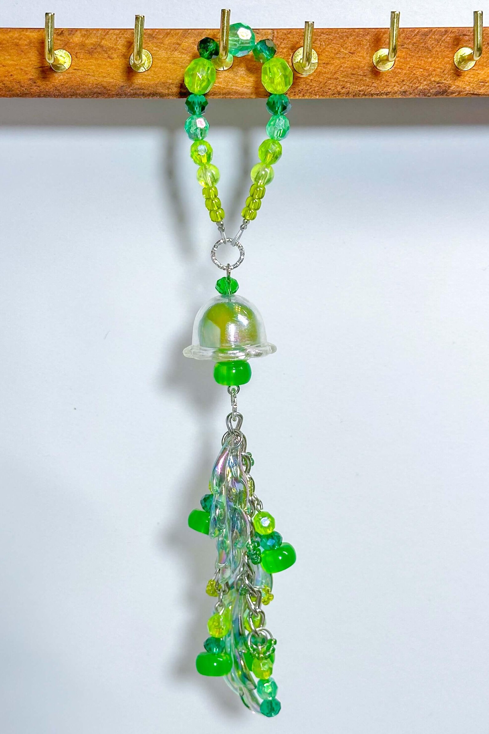 Green Envy Jellyfish Inspired Phone Charm - Keychain - Etsy