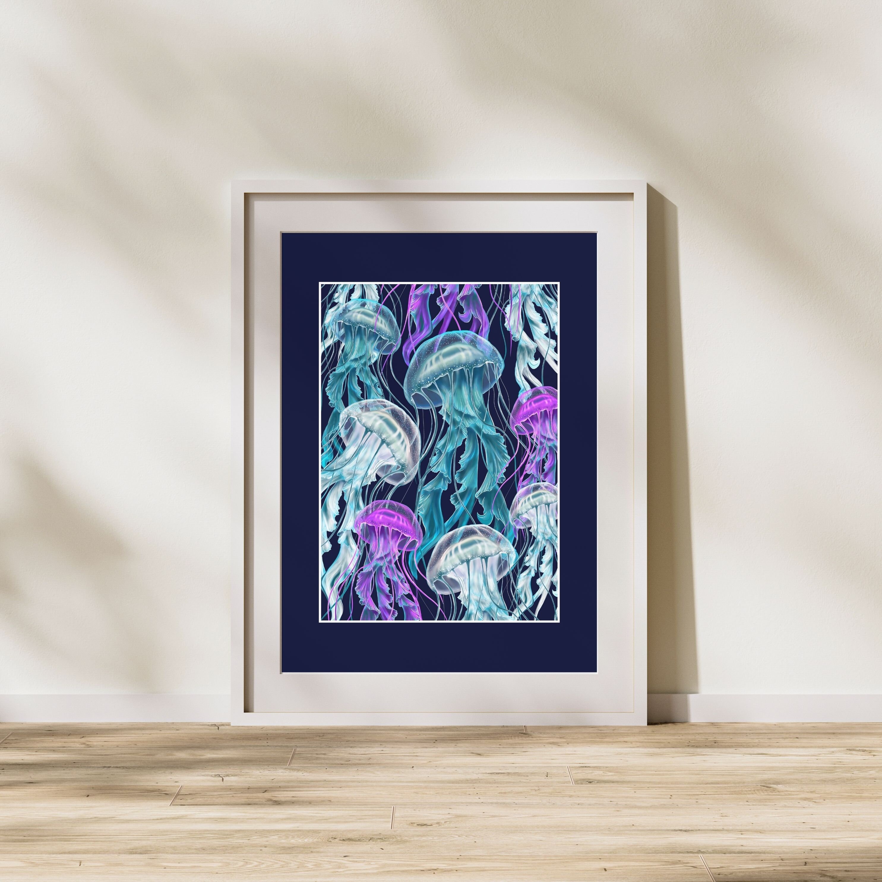 JELLYFISH POSTER 3 / Printables / Ocean / Marine / Animals / Whales ...