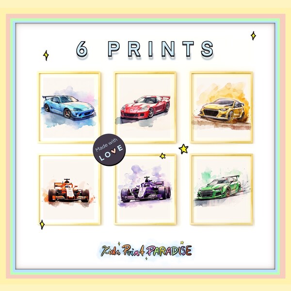 Racecar Room Decor - Etsy
