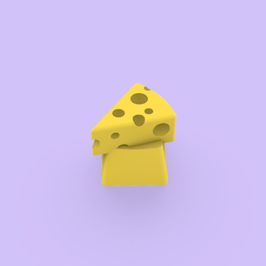 Cheese Keycap 3D Print STL File - Etsy