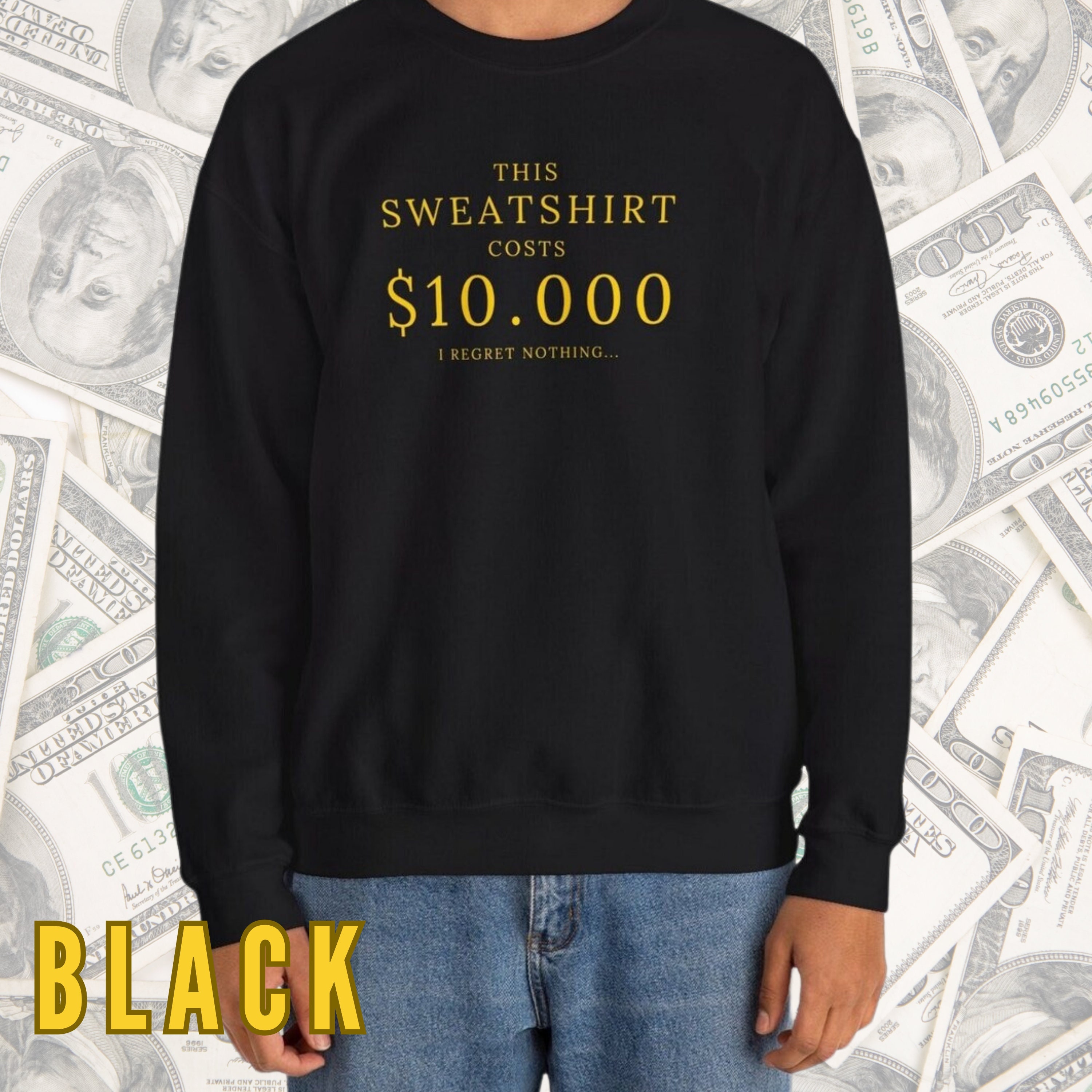 This Sweatshirt Costs 10,000 | Most Expensive Sweatshirt on Etsy | No ...
