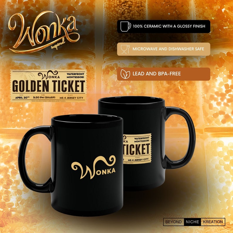Limited Willy WONKA GOLDEN Ticket Willy Wonka Timothee Chalamet Willy ...