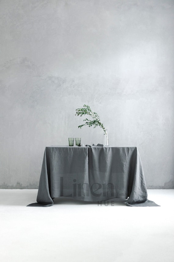 Extra Large Tablecloth Linen Table Cloth Stonewashed Linen Tablecloth Rectangle Tablecloth Oval Tablecloth Farmhouse Tablecloth Etsy