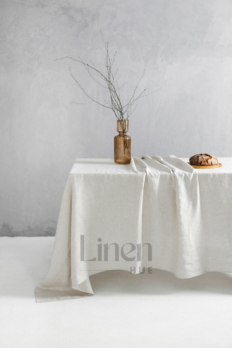 Large Linen Tablecloth, Linen Table Cloth, Extra Long Table Cloth ...