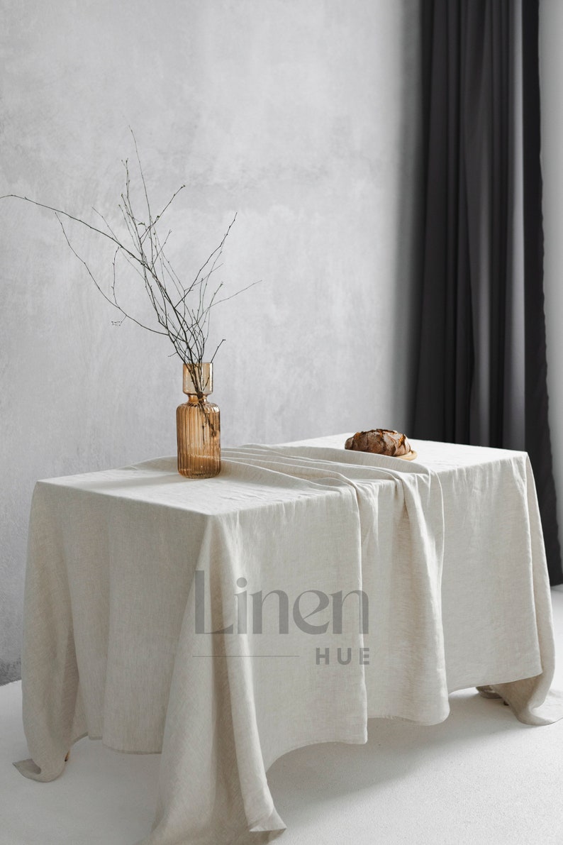 Large Linen Tablecloth, Linen Table Cloth, Extra Long Table Cloth ...