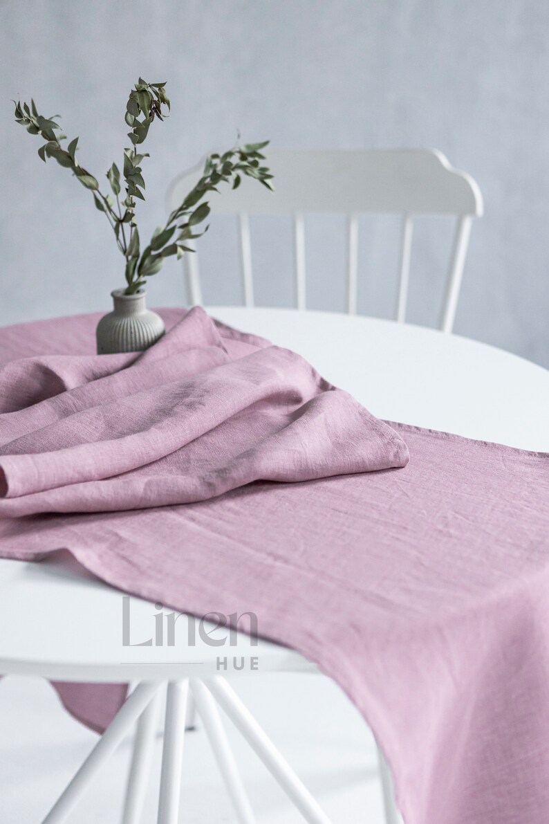 Dining Table Runner, Natural Linen Table Runner, Coffee Table Runner ...