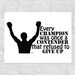 ROCKY BALBOA Famous Quote Poster Boxing, Gym, Fighting, Fighter, Boxer ...