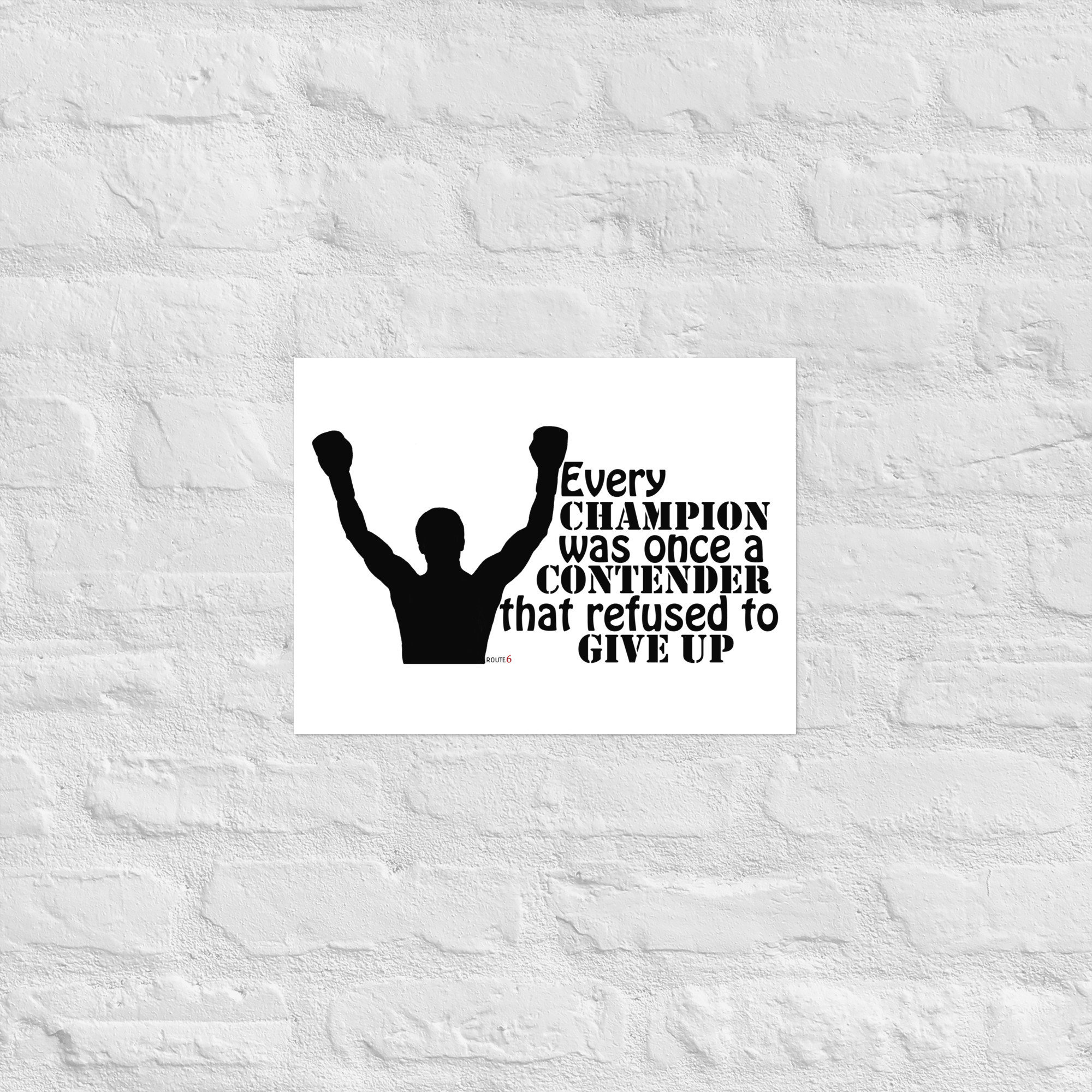 ROCKY BALBOA Famous Quote Poster Boxing, Gym, Fighting, Fighter, Boxer ...