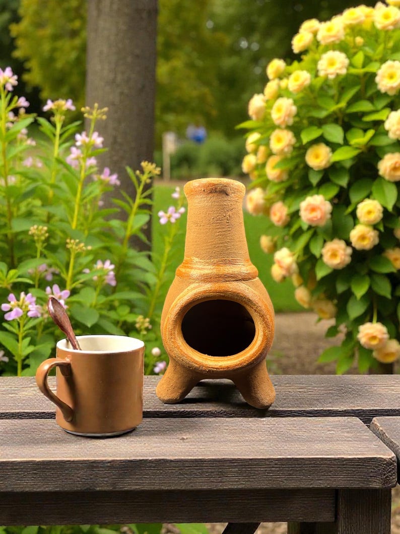 Mini Tea Light Mexican Chiminea, Tabletop Mini Chimenea, Insense and ...