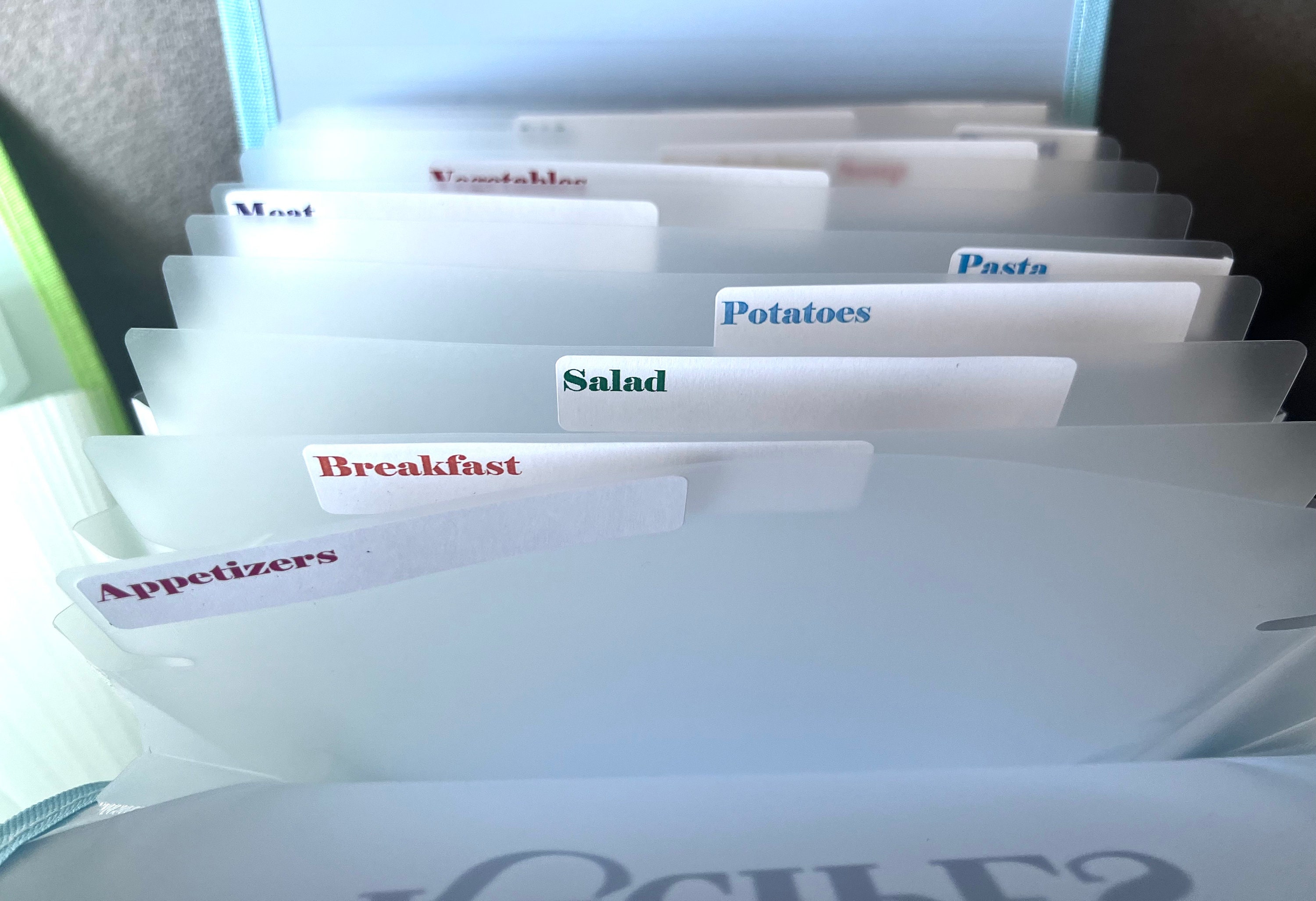 Keep Your Recipes Organized in This Expandable recipe Folder. Folder is ...