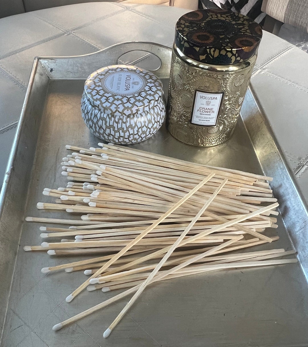 8 Colored Fireplace Matches: Available in Red, Black, and White L Long ...