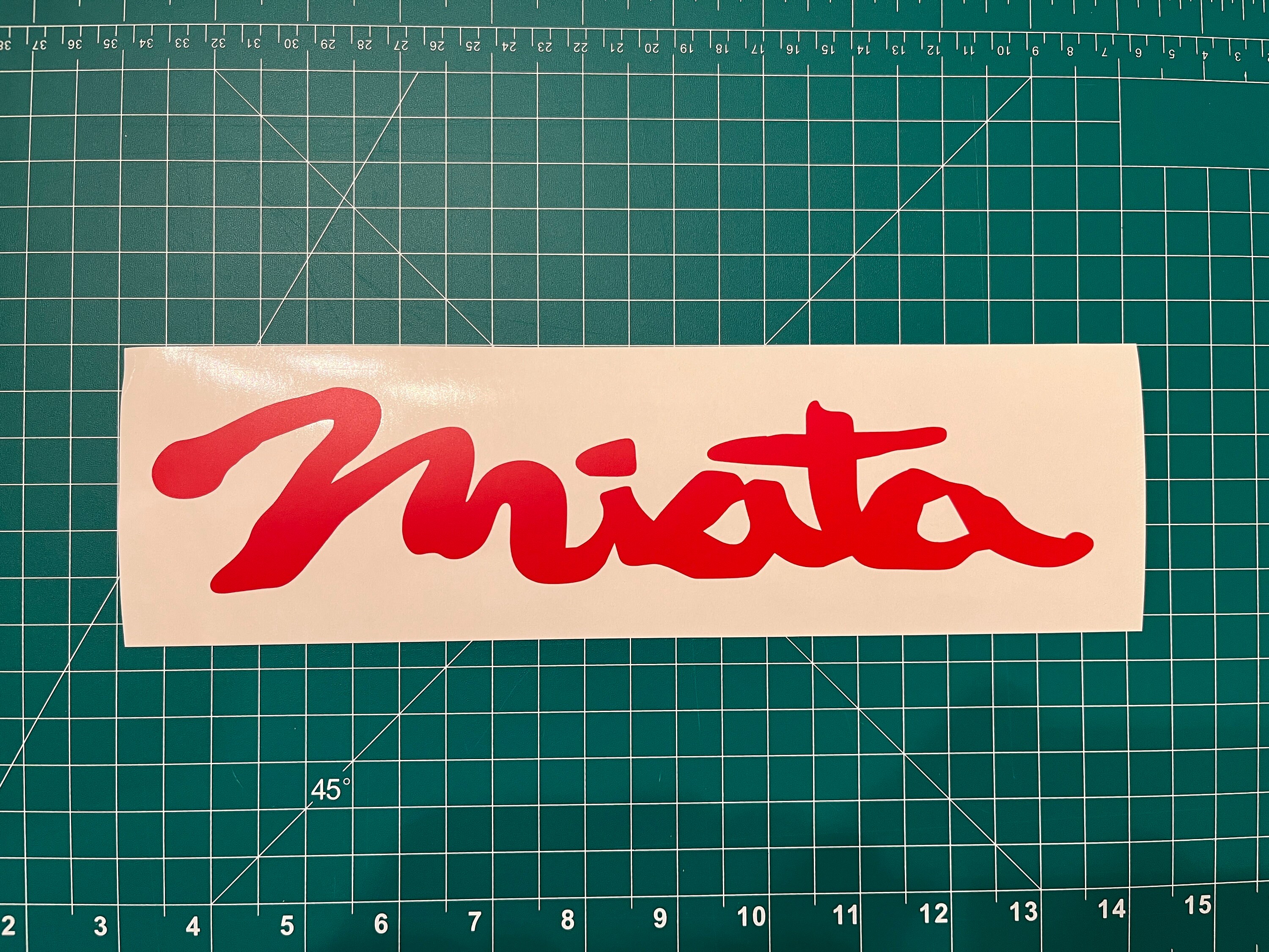 Miata Vinyl Decal for Cars, Trucks, Laptops, Motorcycles - 10" Wide and ...