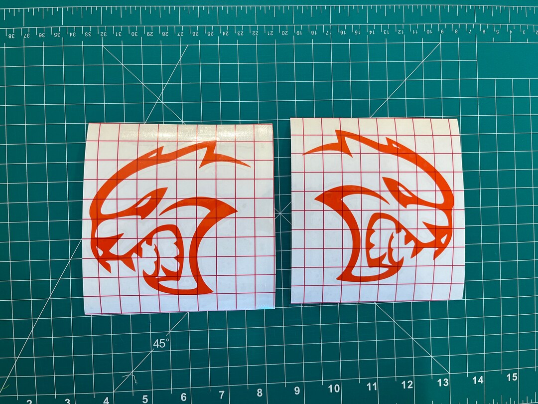 Hellcat Vinyl Mirrored Pair Decal 6, 8 or 10 Wide - Etsy