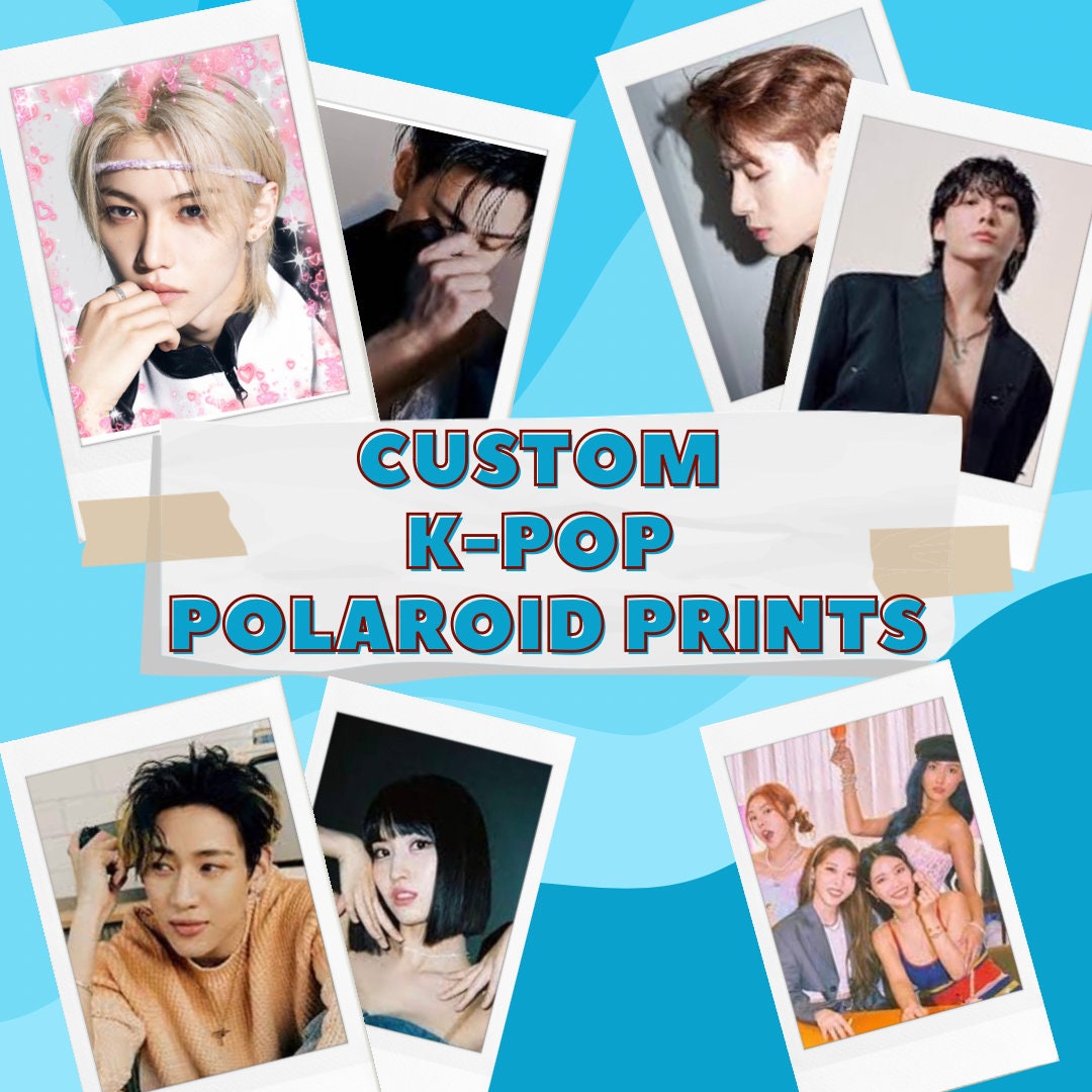 CUSTOM KPOP POLAROID Print Photos Digital Camera Roll Photos to Film ...
