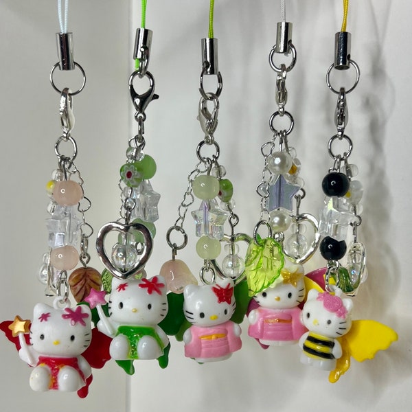 Hello Kittys Phone Charm - Etsy