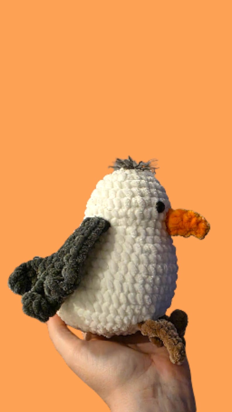 NEW - Jellycat Inspired Stanley Seagull Crochet Pattern | DIGITAL ...