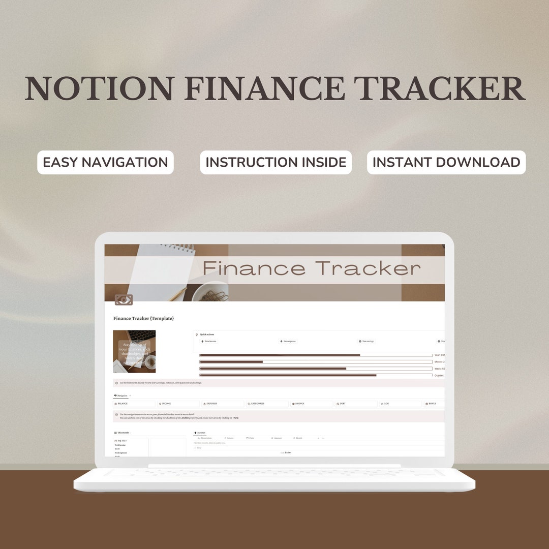 Notion Template Finance Notion Finance Template Notion Template ...