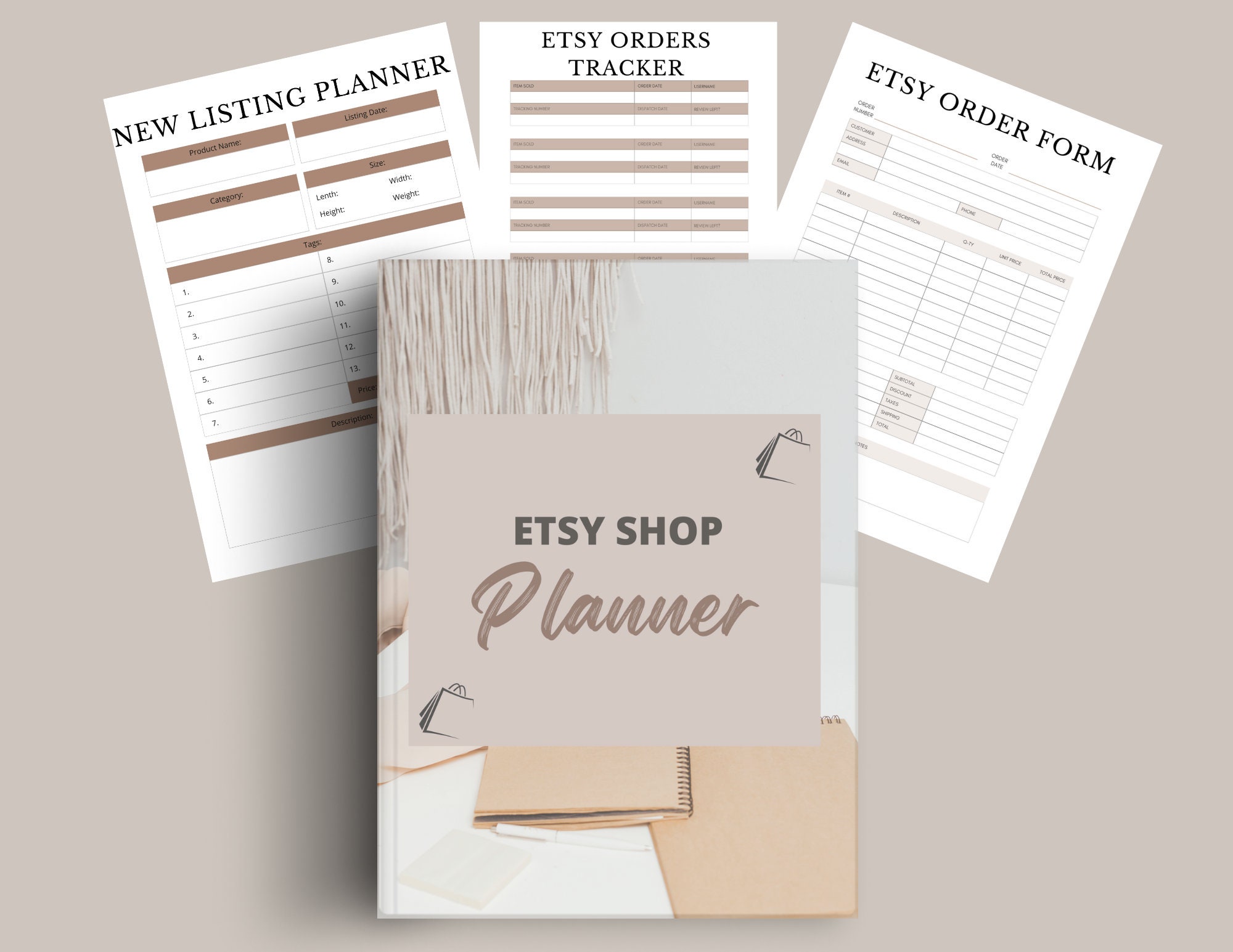 Etsy Shop Planner Printable | Etsy Business Plan | Etsy Seller Planner ...