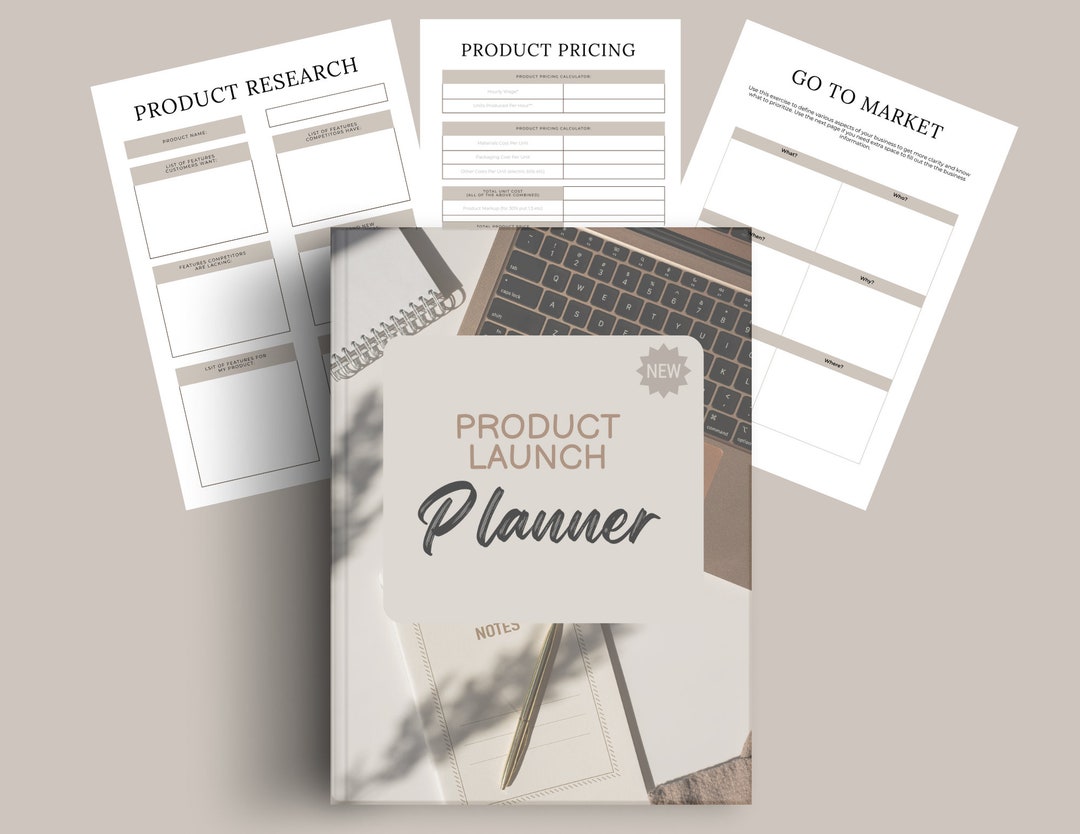 Digital Product Launch Planner | Course Creation Plan | Printable Course Creator Planner ...