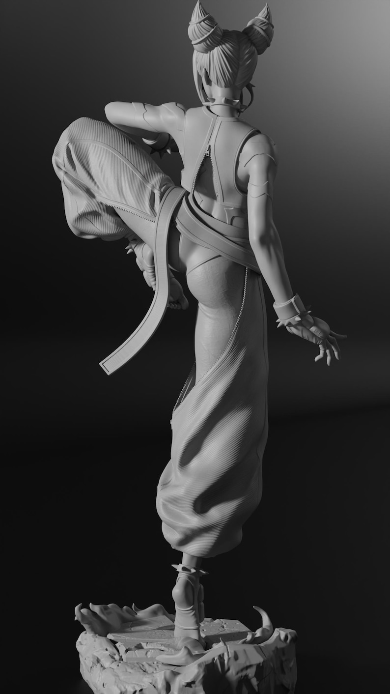 SFW Juri STL 3D Model Erotic Figure High-detail Adult Collectible Sexy 3D Print Naughty ...