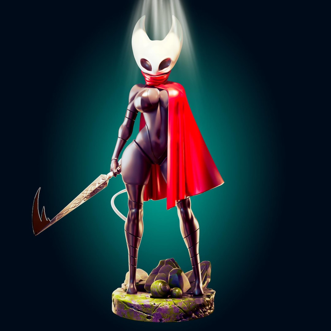 NSFW/SFW Hollow Knight Hornet 3D STL Detailed Adult Figurine Alluring Sculpture Passionate 3D ...