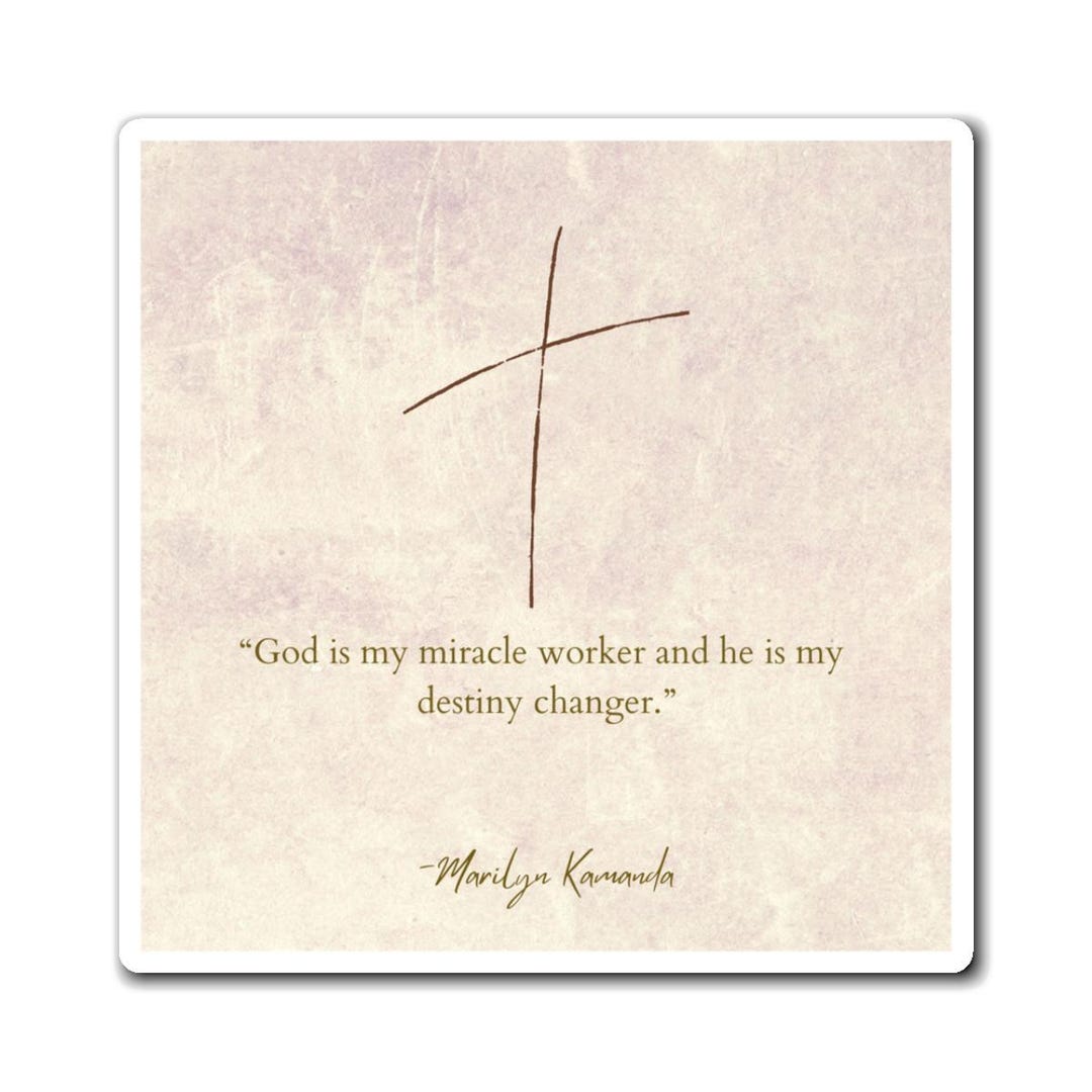 Christian Magnets, Inspirational Quote Fridge Magnets, Religious ...