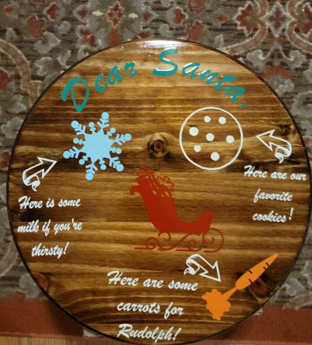 Christmas Tray for Santa - Etsy
