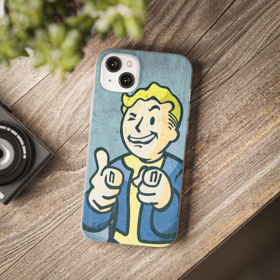 Fallout Illustration iPhone Case Vault-boy Wasteland Meme - Etsy