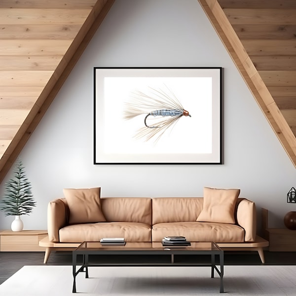 Fly Fishing Painting - Etsy