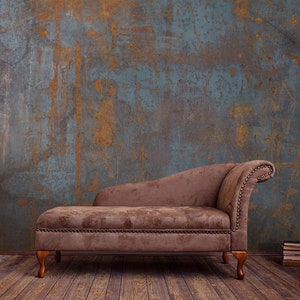 Rusty Metal Wallpaper, Rust Wall Mural, Metal Industrial Peel and Stick ...