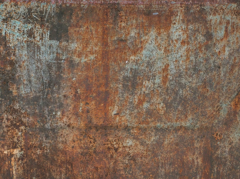 Rusty Metal Wallpaper Rust Wall Mural Metal Peel and Stick - Etsy