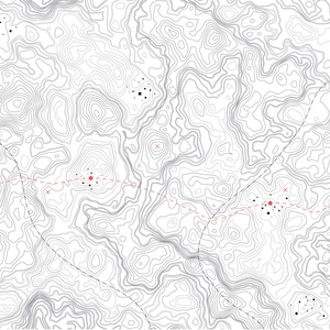 Topographic Topo Map Wallpaper, Black White Background Wall Mural ...