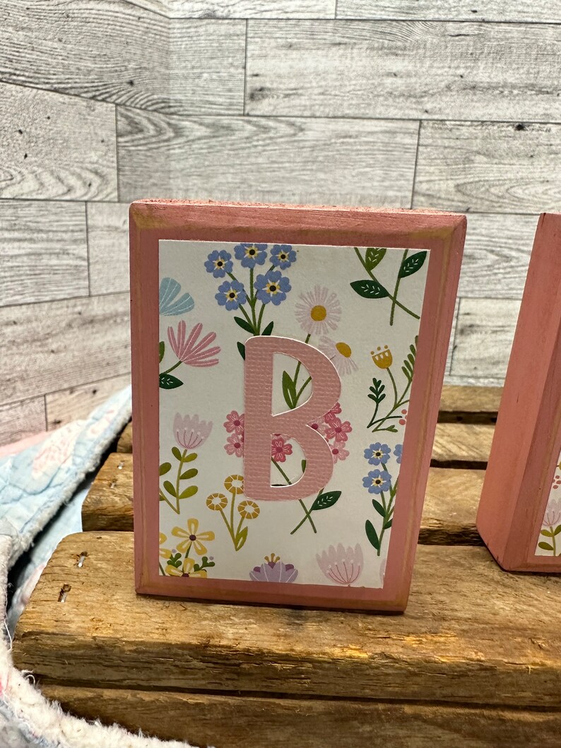 Personalized Baby Word Blocks, Farmhouse, Wooden Blocks, Personalized ...