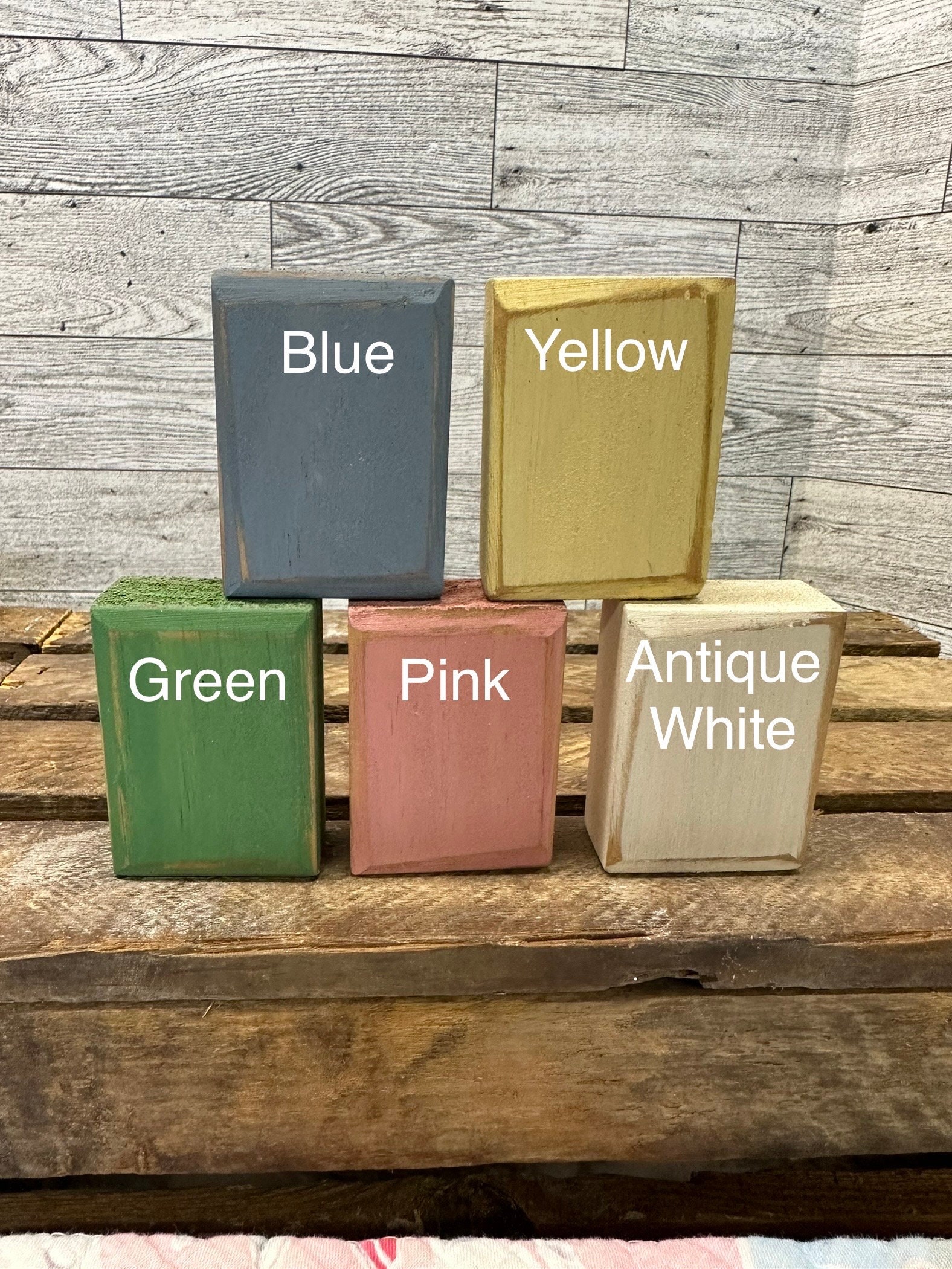 Personalized Baby Word Blocks, Farmhouse, Wooden Blocks, Personalized ...