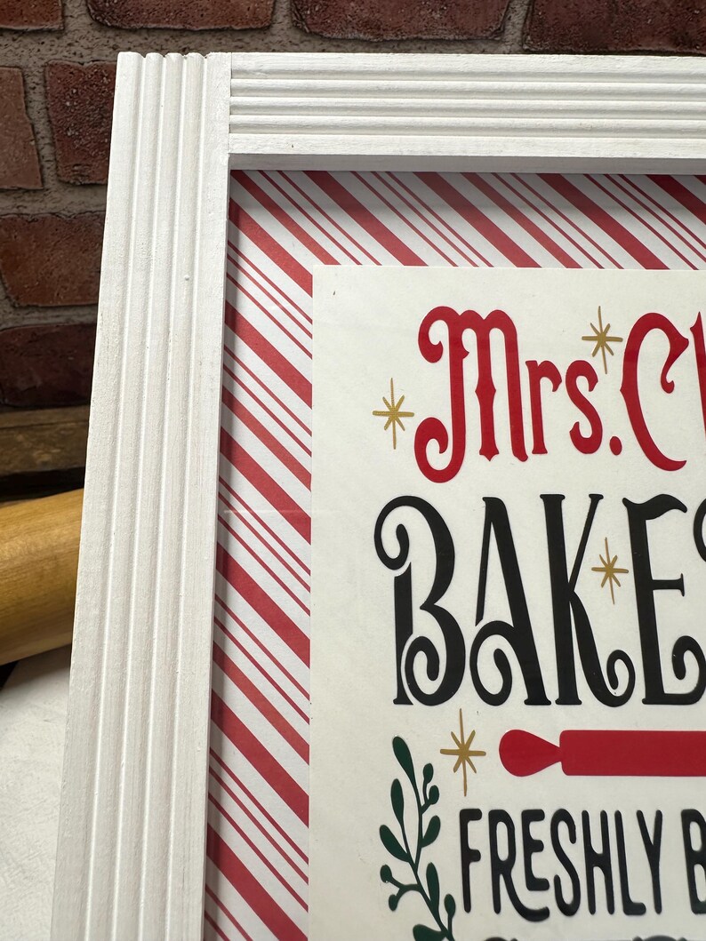Mrs. Claus Bakery Sign | Decorative Sign | Kitchen Sign | Christmas - Etsy