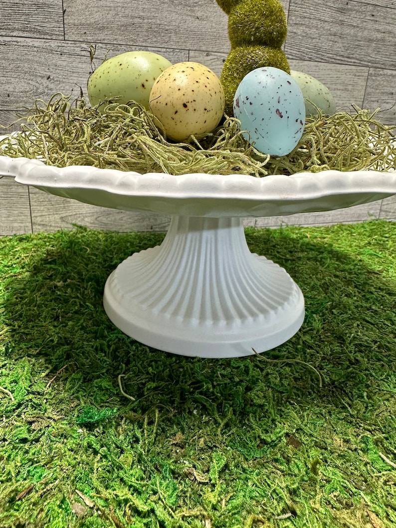 White Aluminum Pedestal Decor Stand | Table Decor | Kitchen Decoration ...