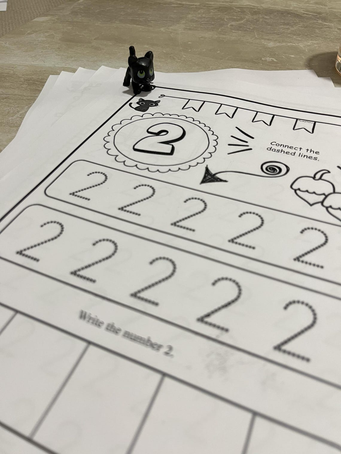 Preschool Number 2 Learning Worksheets | Learn Numbers | Printable ...