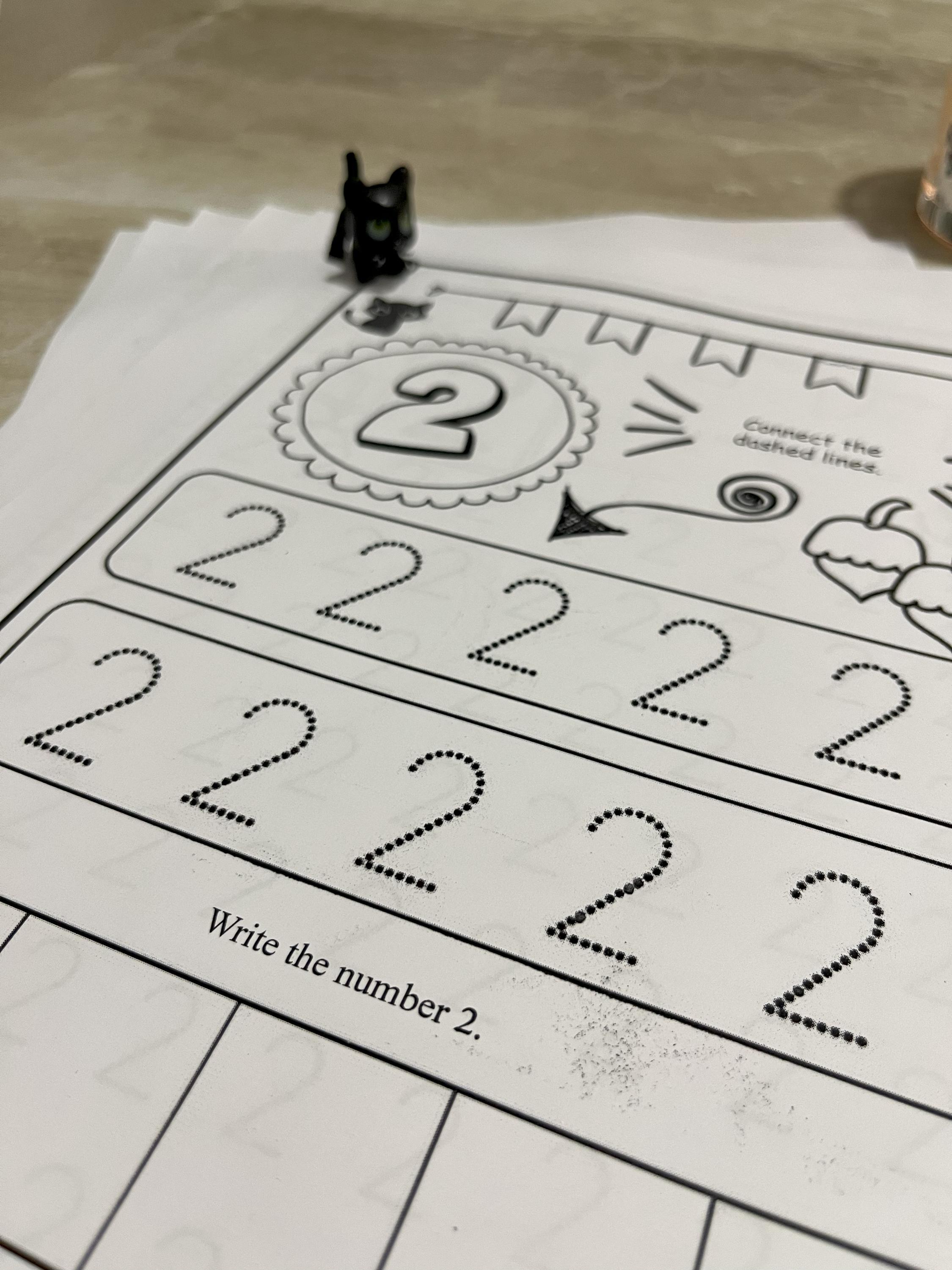 Preschool Number 2 Learning Worksheets | Learn Numbers | Printable ...