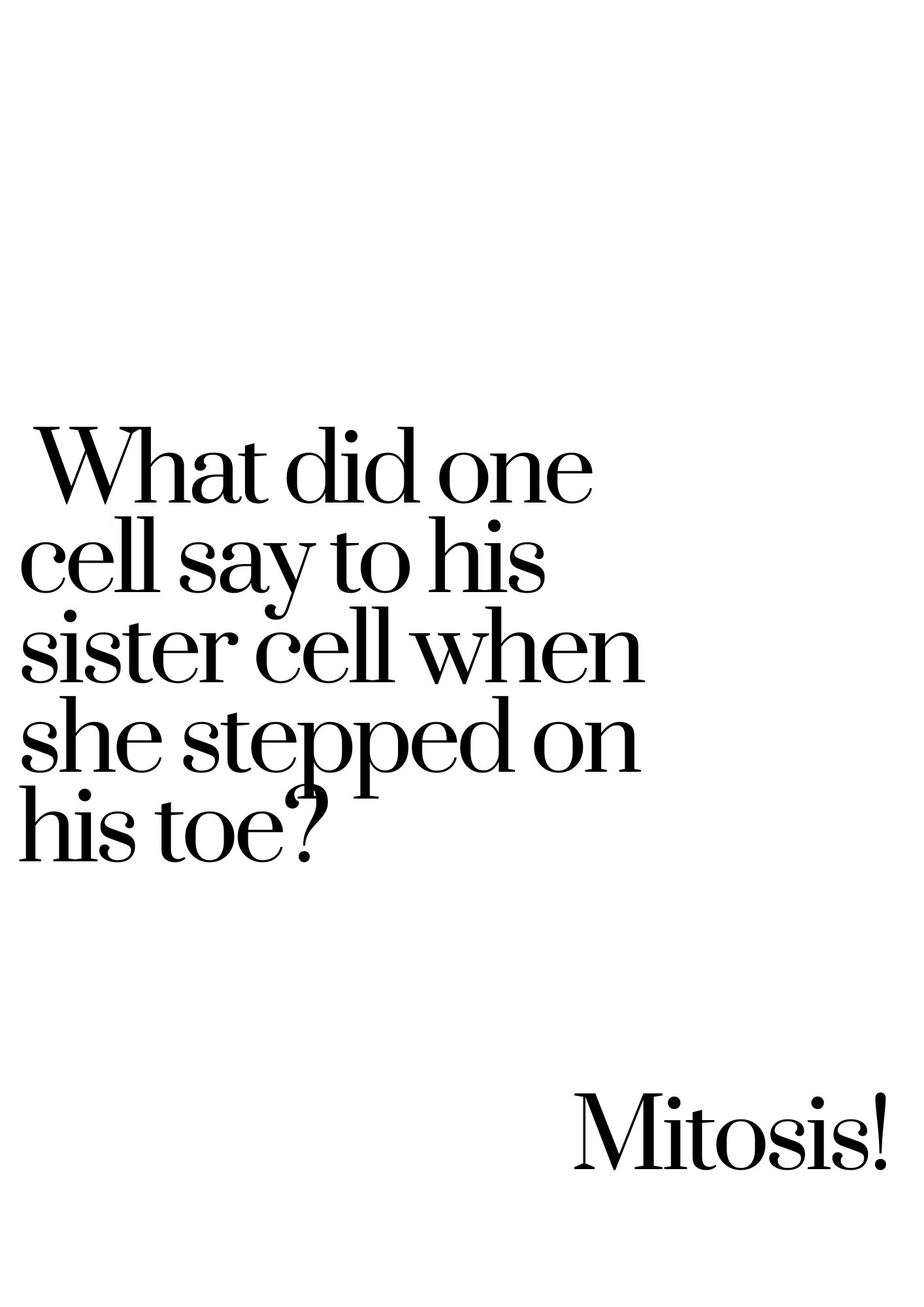 Funny Biology Posters, Biology Jokes Bundle, Set of 3, Science Puns ...