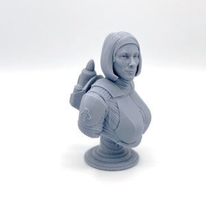 Star Wars Bo Katan Kryze - 3D Printed Resin Bust Kit - Etsy