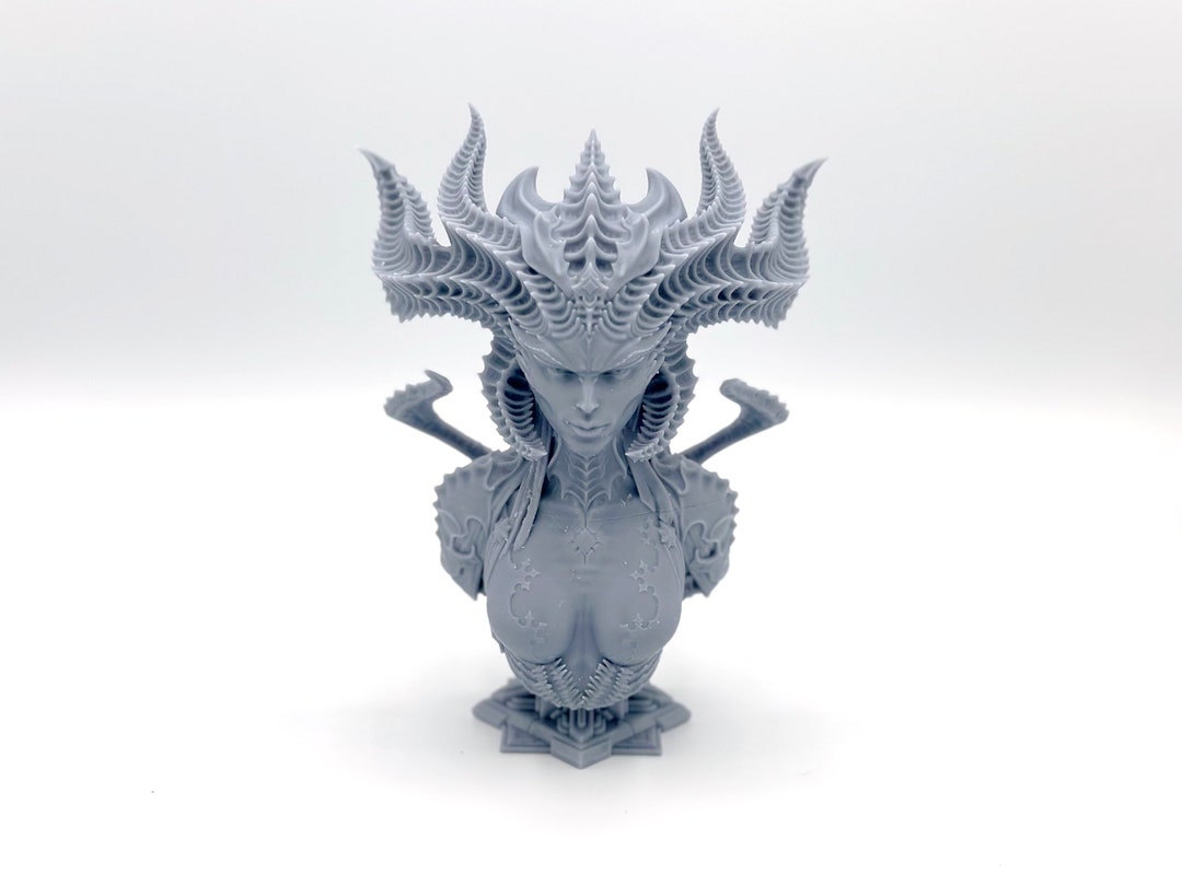 Diablo Lilith - 3D Printed Resin Bust Kit - Etsy