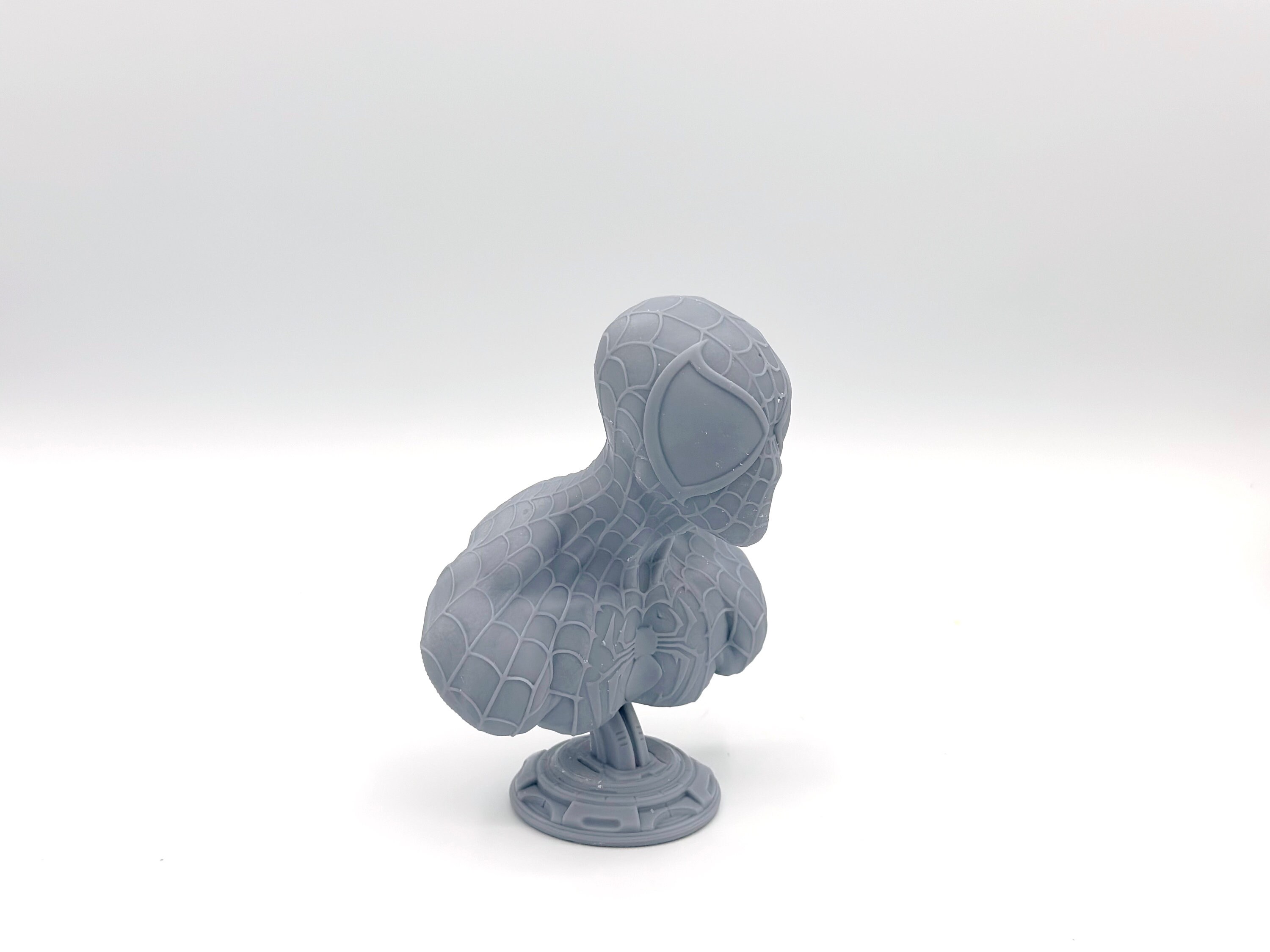 Marvel Spider Man - 3D Printed Resin Bust Kit - Etsy