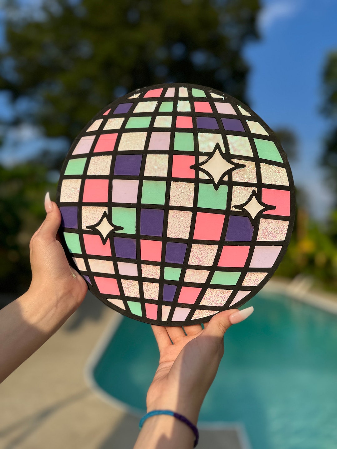 Mirrorball Wall Art taylor Swift Room Decor Swiftie Gift Discoball ...