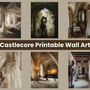 Castlecore Wall Art Print Bundle: Medieval Fantasy Decor (digital ...